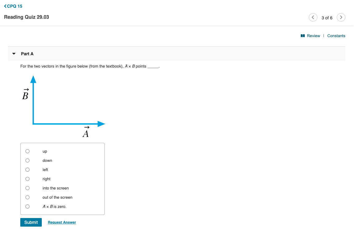 Solved Review | Constants Part A Magnetic field lines_ o | Chegg.com