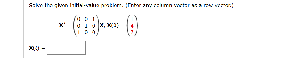 Solve the given initial-value problem. (Enter ﻿any | Chegg.com