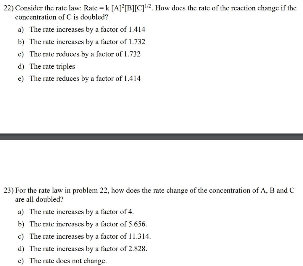 Solved I know the answers are C and B (respectively) but I | Chegg.com