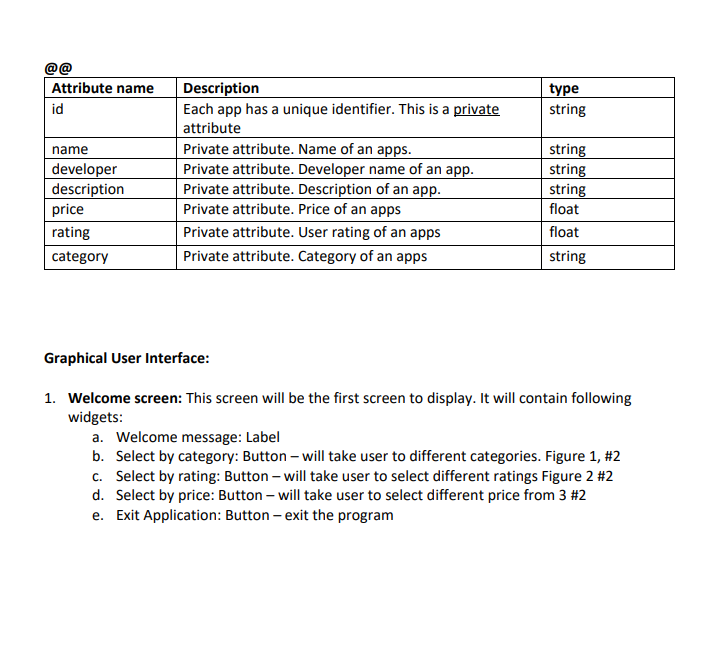 IT209: Final Project: Apps Cart Description: We will | Chegg.com