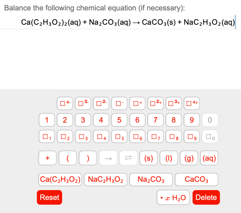 Solved Balance the following chemical equation (if | Chegg.com