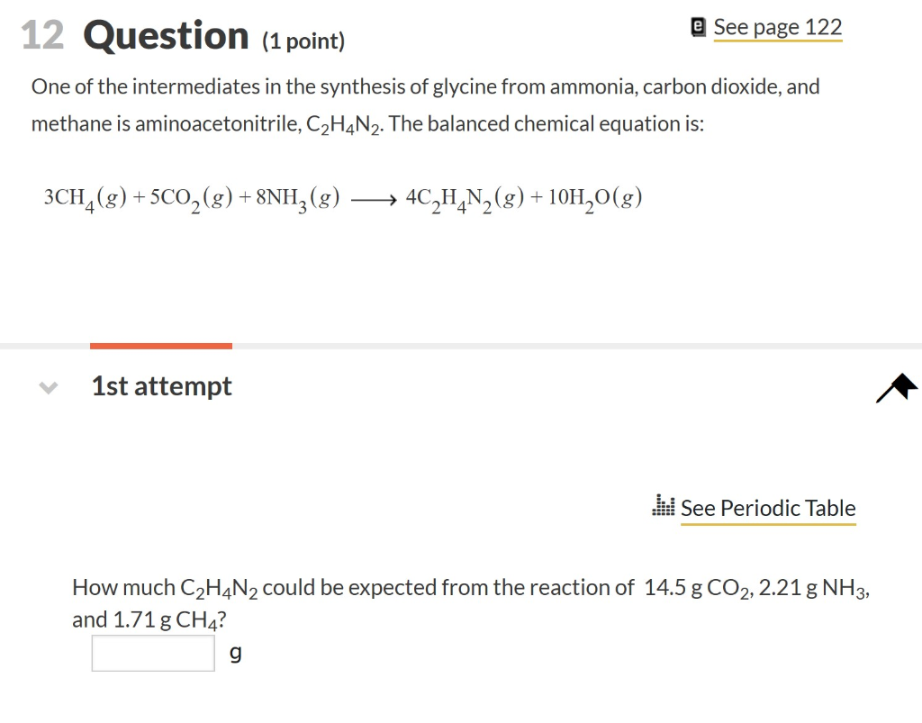 Solved e See page 122 12 Question (1 point) One of the | Chegg.com