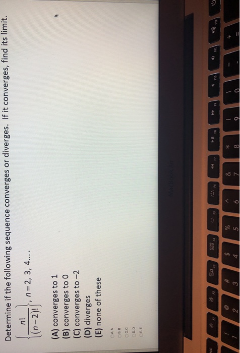 Solved Determine if the following sequence converges or | Chegg.com