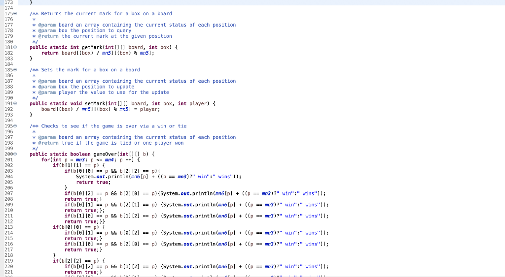 12.10 Code Refactor 2: Tic Tac Toe Please note that | Chegg.com