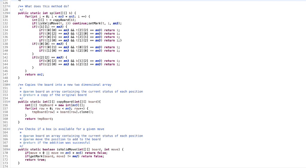 12.10 Code Refactor 2: Tic Tac Toe Please note that | Chegg.com