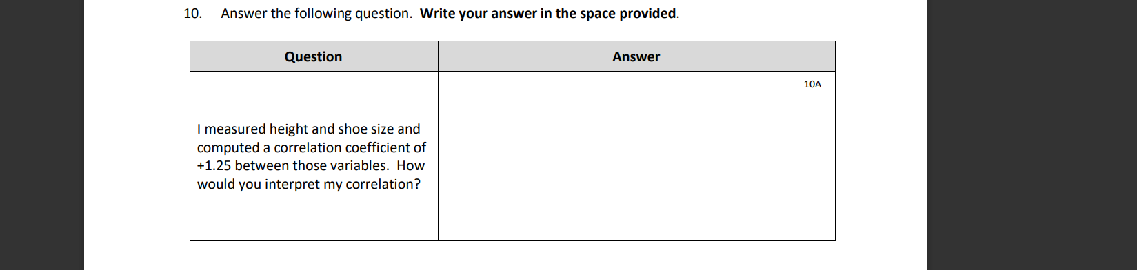 Solved 10. Answer the following question. Write your answer | Chegg.com
