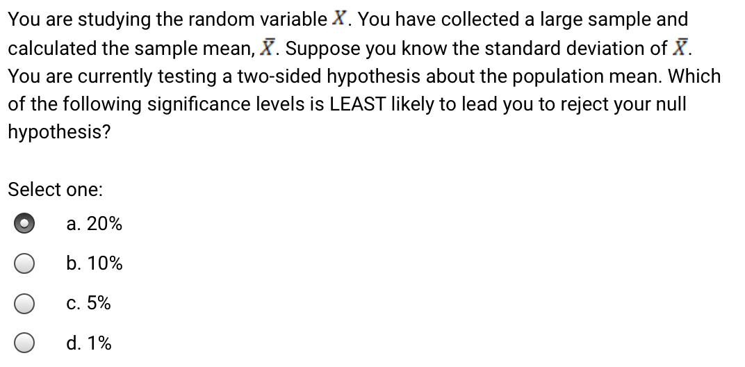 Solved You are studying the random variable X. You have | Chegg.com