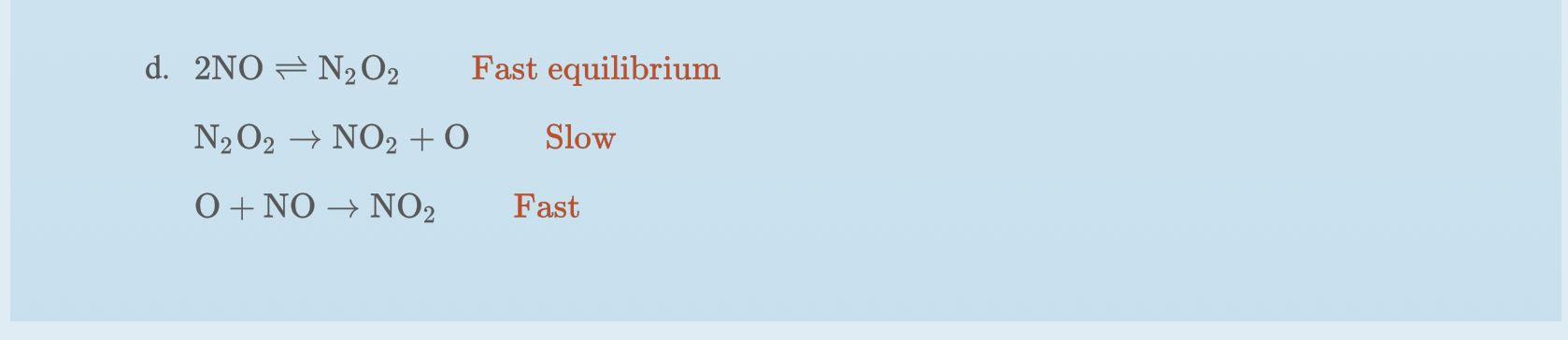 Solved 66. The reaction 2NO(g) + O2 (g) → 2NO2 (g) exhibits | Chegg.com
