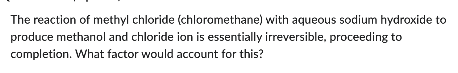 Solved Question 14 (5 points) Which SN1 reaction of each | Chegg.com