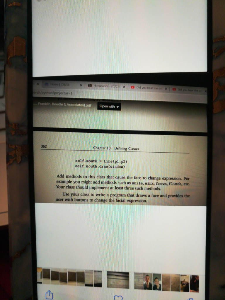 simple class example in python