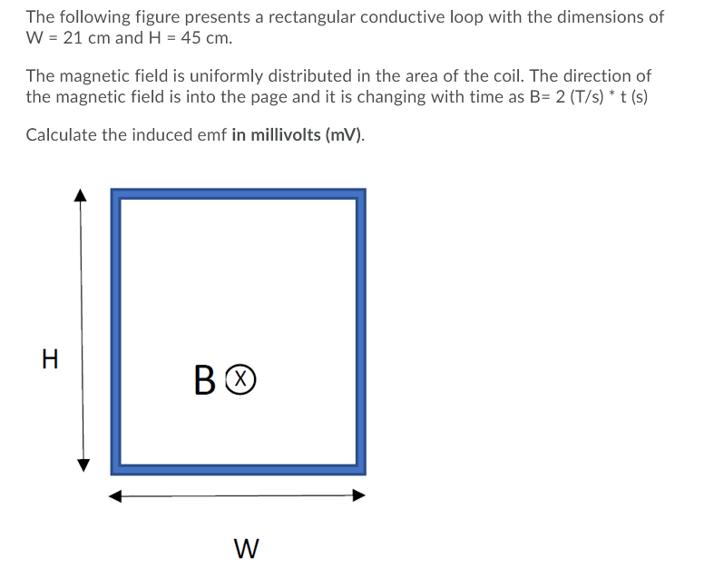 Solved The following figure presents a rectangular | Chegg.com