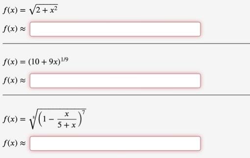 Solved Use the linear approximation | Chegg.com