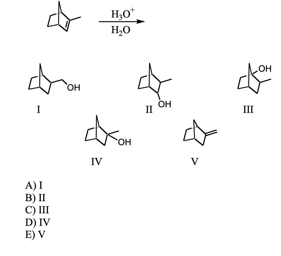 Solved 15. Treating 1-methylcyclohexene with H3O+would yield | Chegg.com