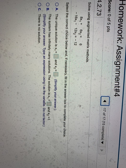 Solved Homework Assignment 4 Score 0 Of 5 Pts 17 Of 17 15