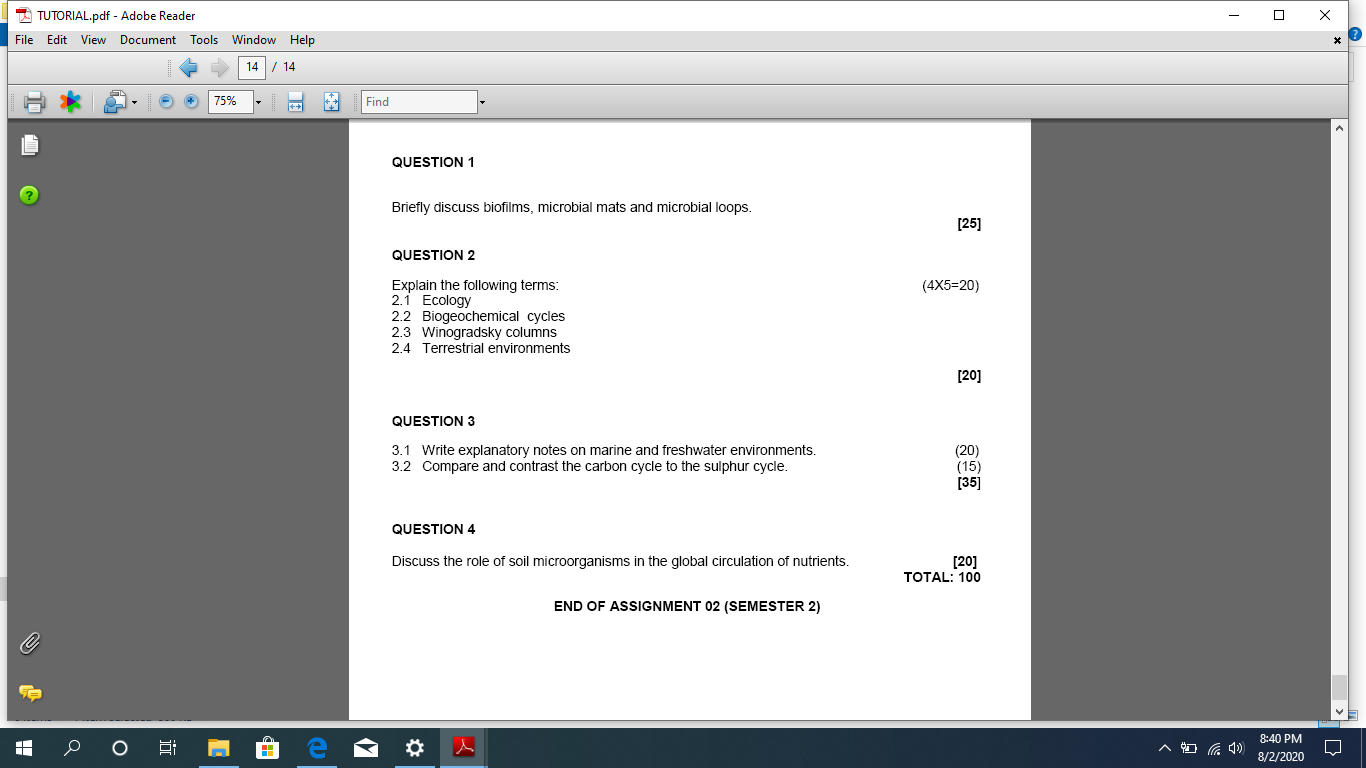 Solved X TUTORIAL.pdf - Adobe Reader File Edit View Document | Chegg.com