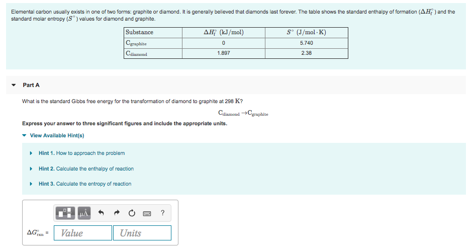 Solved Gibbs free energy is a measure of the spontaneity of | Chegg.com