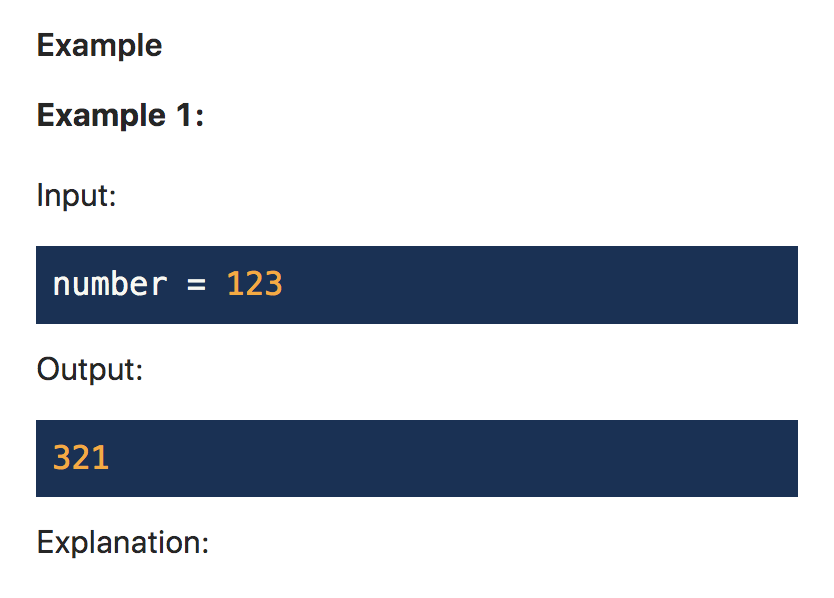 Solved Anyone can explain how to solve this simple reverse | Chegg.com