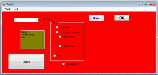 Solved Create a GUI in C# using good design principles | Chegg.com