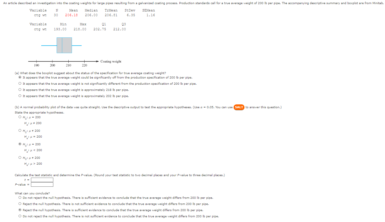 Solved (a) ﻿What does the boxplot suggest about the status | Chegg.com