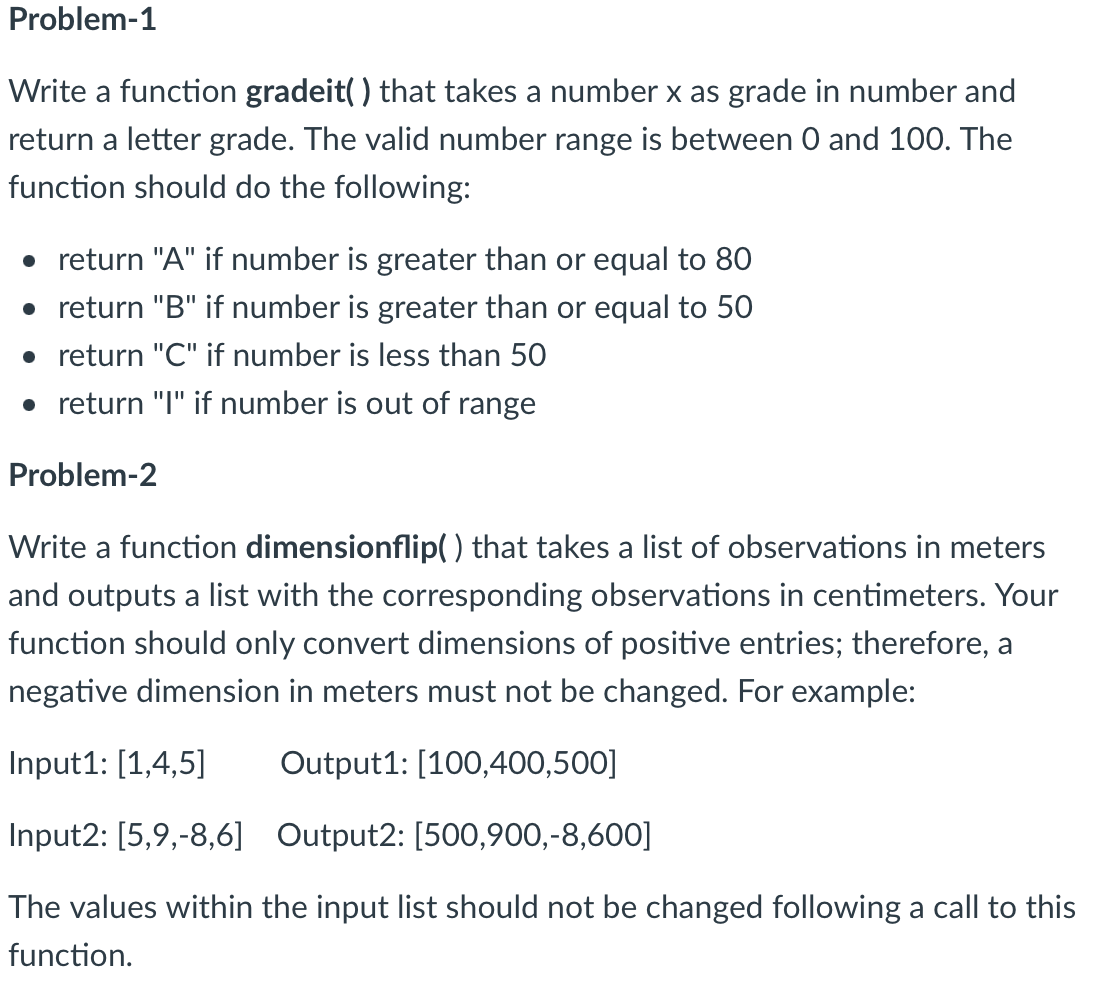 Solved Code the following using python idle and be sure not | Chegg.com