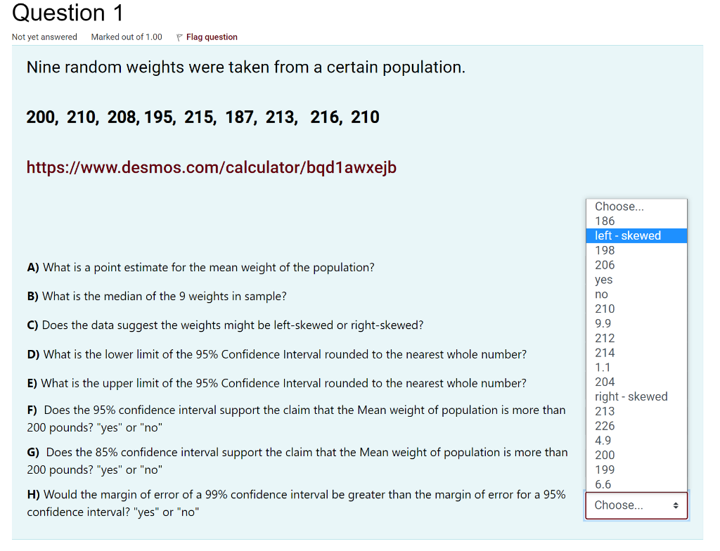Nine random weights were taken from a certain | Chegg.com