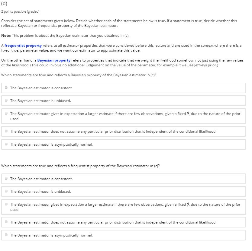 4 Bayesian Estimation A Bookmark This Page Setup In