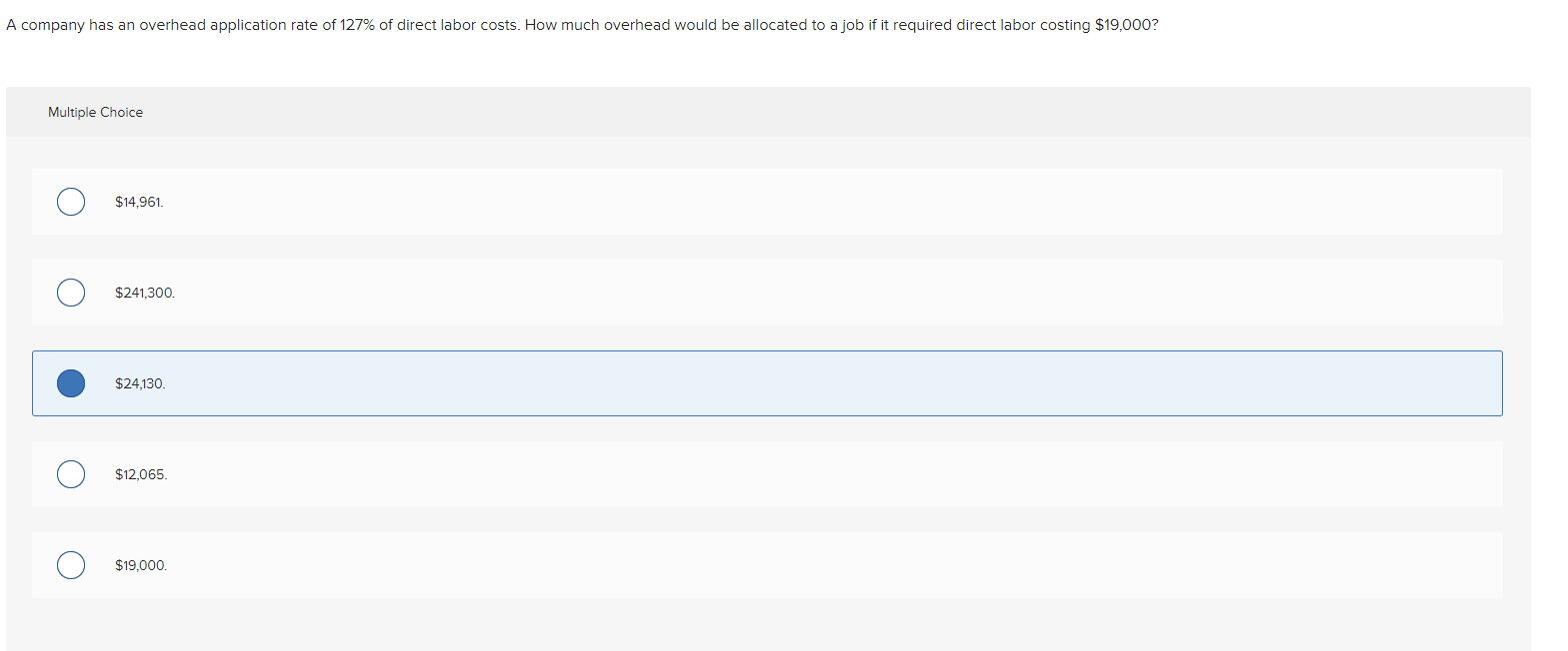 Solved Multiple Choice \\( \\$ 14,961 \\). \\( \\$ 241,300 | Chegg.com