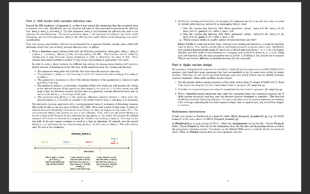 Part 1 Sir Model With Variable Infection Rate Expand