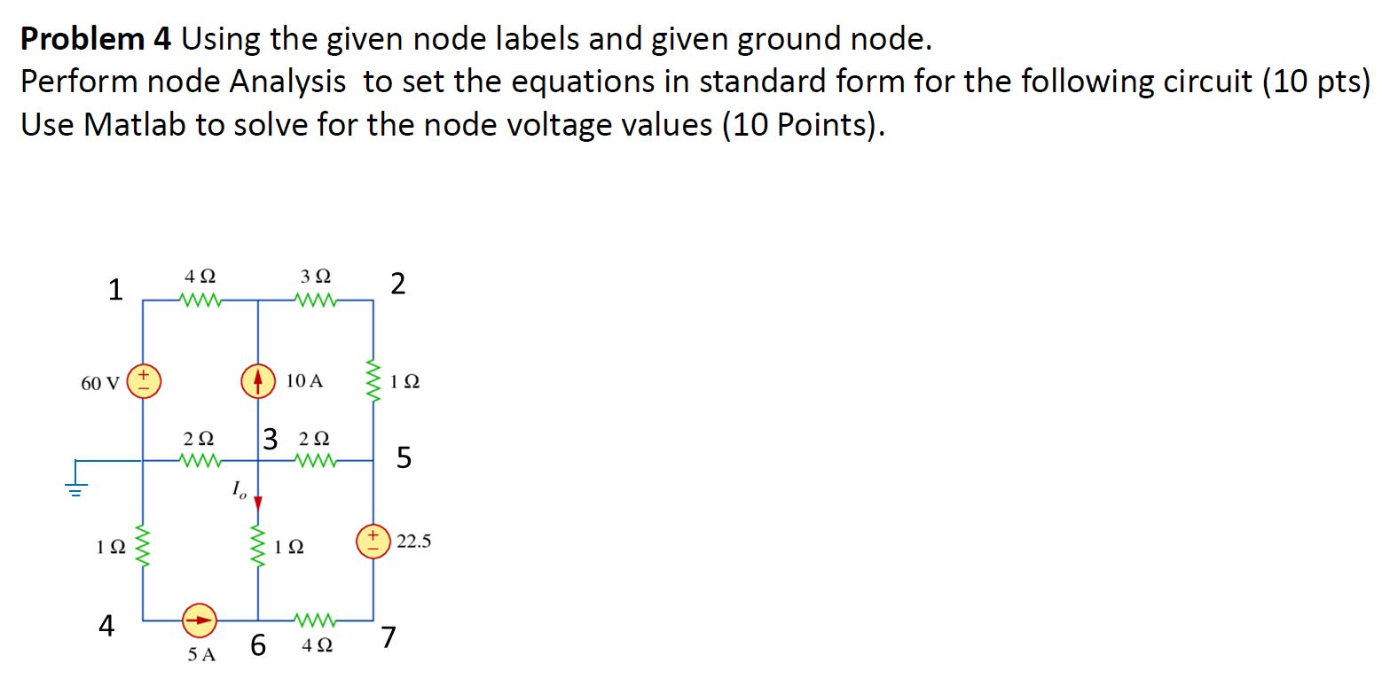 Solved Problem 4 Using the given node labels and given | Chegg.com