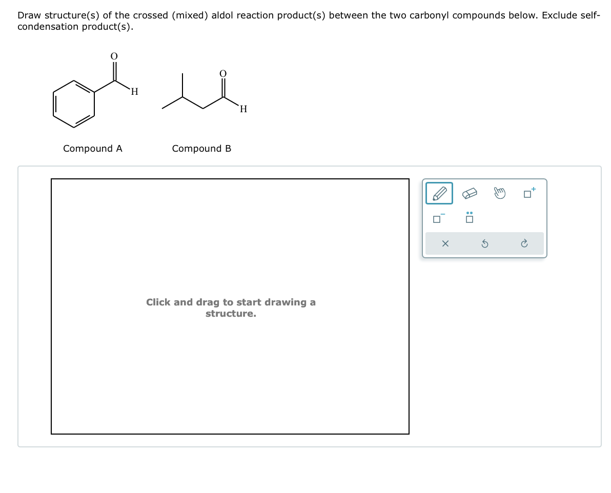 Solved Draw structure(s) ﻿of the crossed (mixed) ﻿aldol | Chegg.com