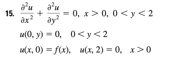 Solved In Problems 15, use an appropriate Fourier transform | Chegg.com
