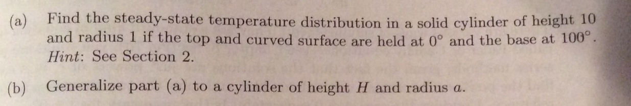 Solved Find the steady-state temperature distribution in a | Chegg.com