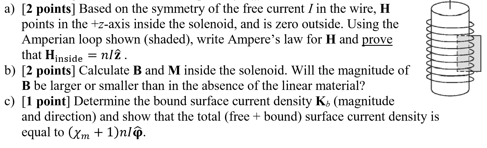 Solved Consider a very long solenoid, consisting of n | Chegg.com