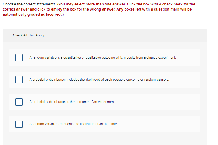 Solved Choose the correct statements. (You may select more | Chegg.com