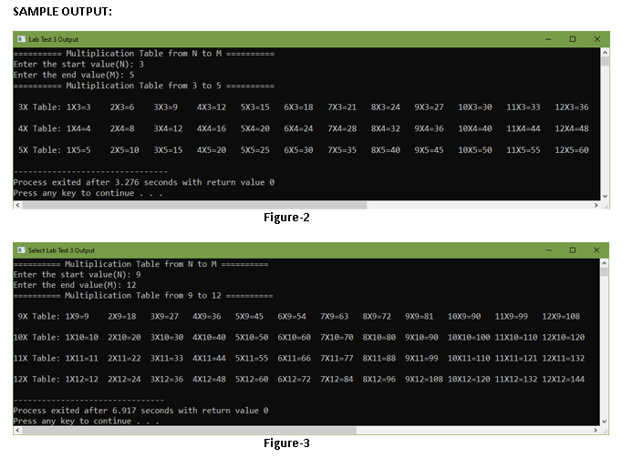 Solved SAMPLE OUTPUT: ох Lab Test 3 Output ======== | Chegg.com