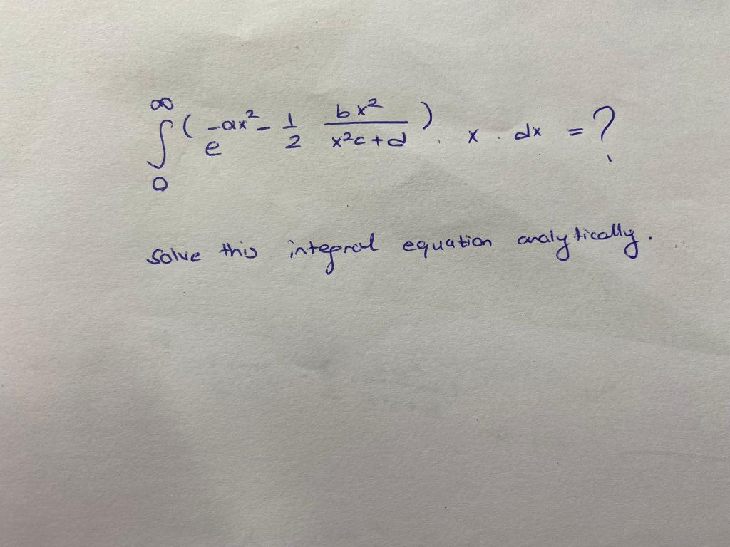Solved 6x² ) -ax² 1 - ? 2 x² ctd x. dx solve this integral | Chegg.com