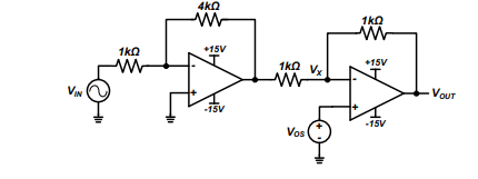 Solved 1. Draw the vx, vout waveform of the circuit composed | Chegg.com