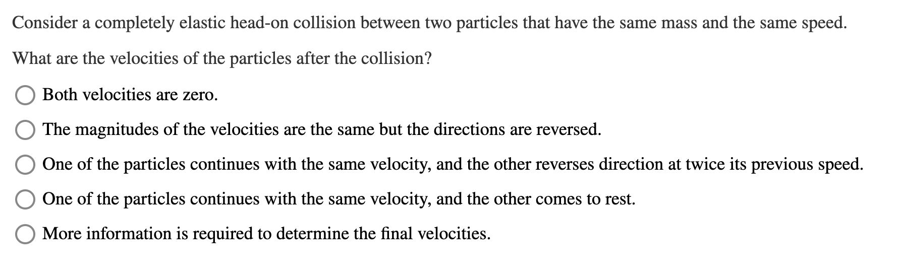 Solved Consider a completely elastic head-on collision | Chegg.com Solved Consider a completely elastic head-on collision | Chegg.com