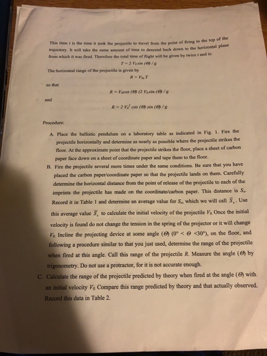 The Acceleration of a Falling Body Introduction: When | Chegg.com