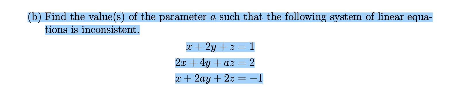 Solved (c) Let C and D be n × n matrices, with D invertible. | Chegg.com