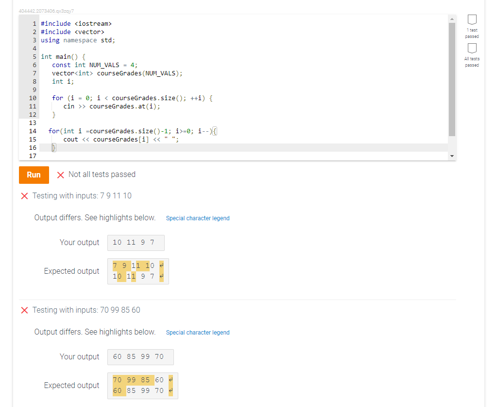 Solved I'm having trouble determining what is the issue with | Chegg.com
