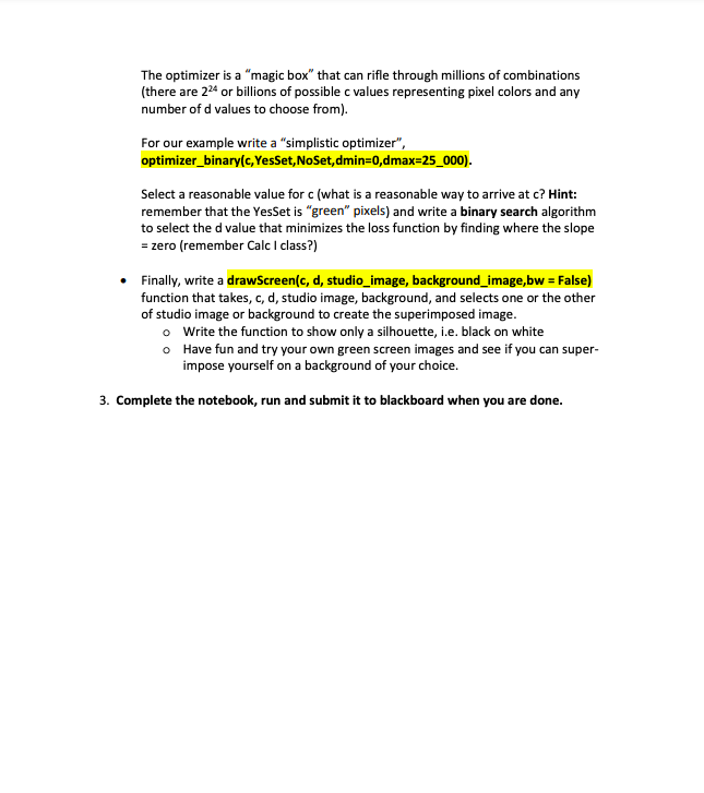 Solved Due Date: See BlackBoard Submission guidelines - | Chegg.com