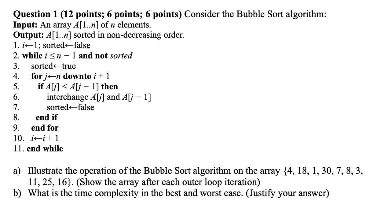 Solved Question 1 (12 points; 6 points; 6 points) Consider | Chegg.com