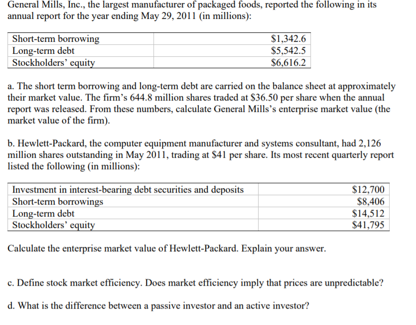 solved-general-mills-inc-the-largest-manufacturer-of-chegg