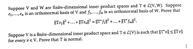 Solved Suppose V and W are finite-dimensional inner product | Chegg.com