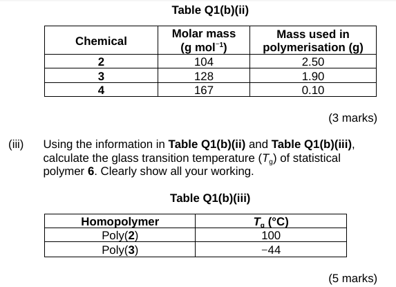 (b) Figure Q1(b) shows a reaction scheme to | Chegg.com