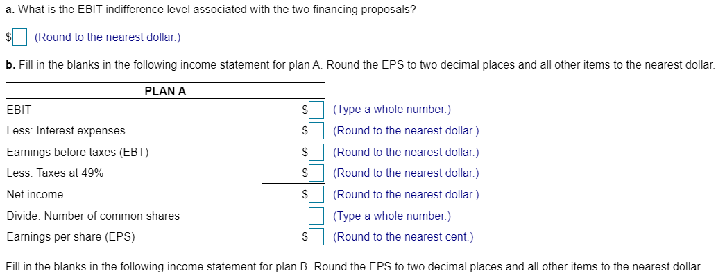 Solved ( EBIT-EPS analysis ) A group of retired college | Chegg.com