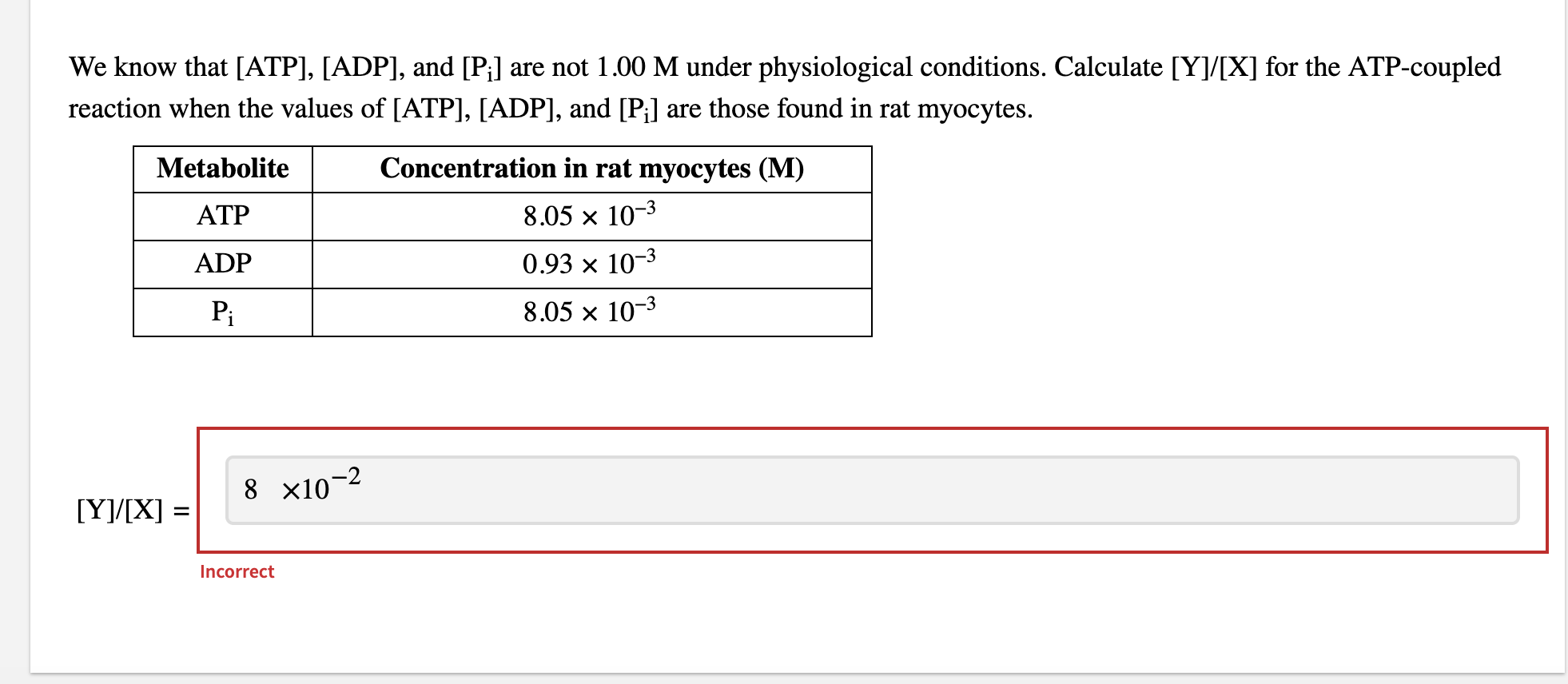 Solved To explore the consequences of coupling ATP | Chegg.com