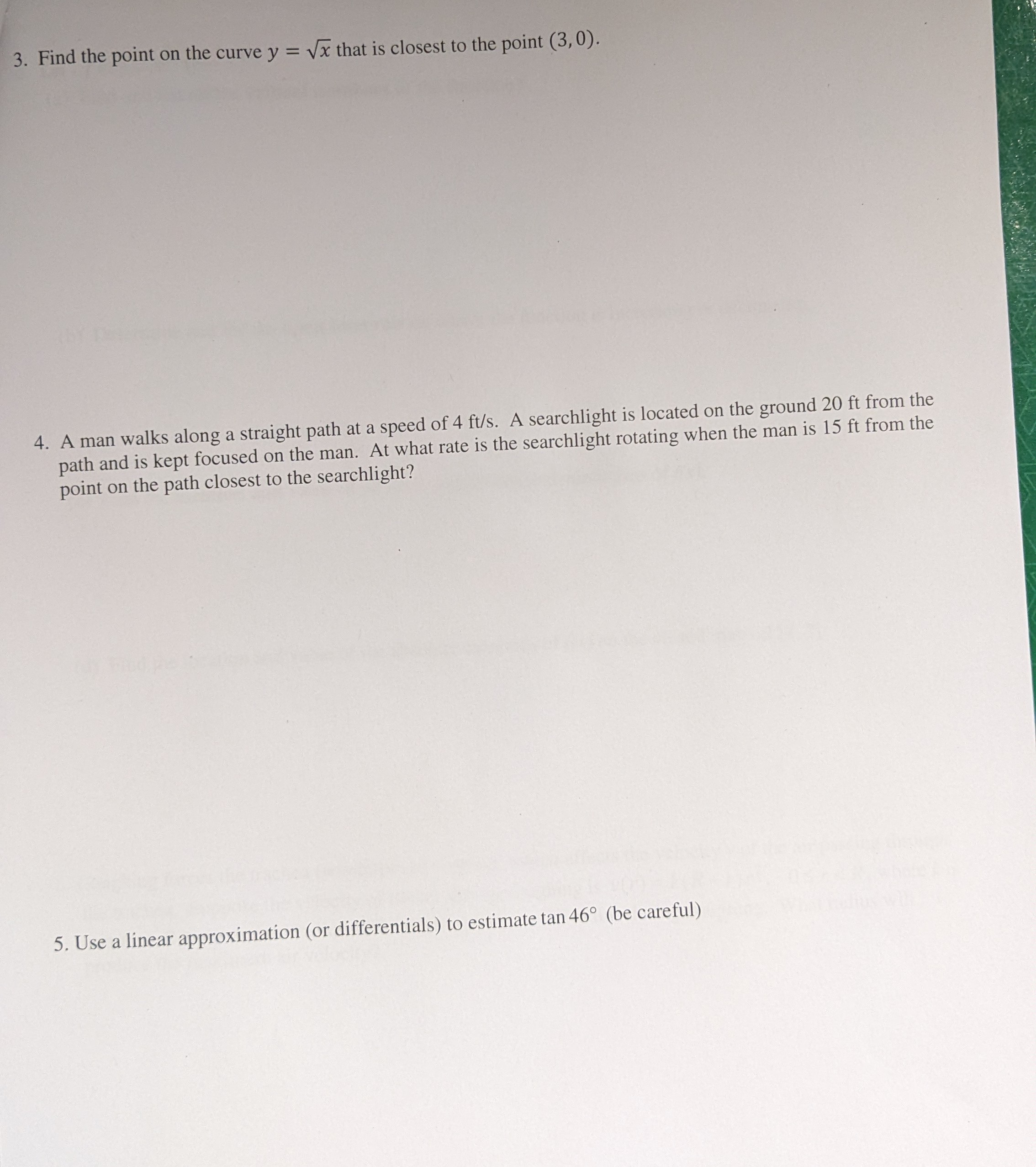 Solved 3. Find the point on the curve y=x that is closest to | Chegg.com