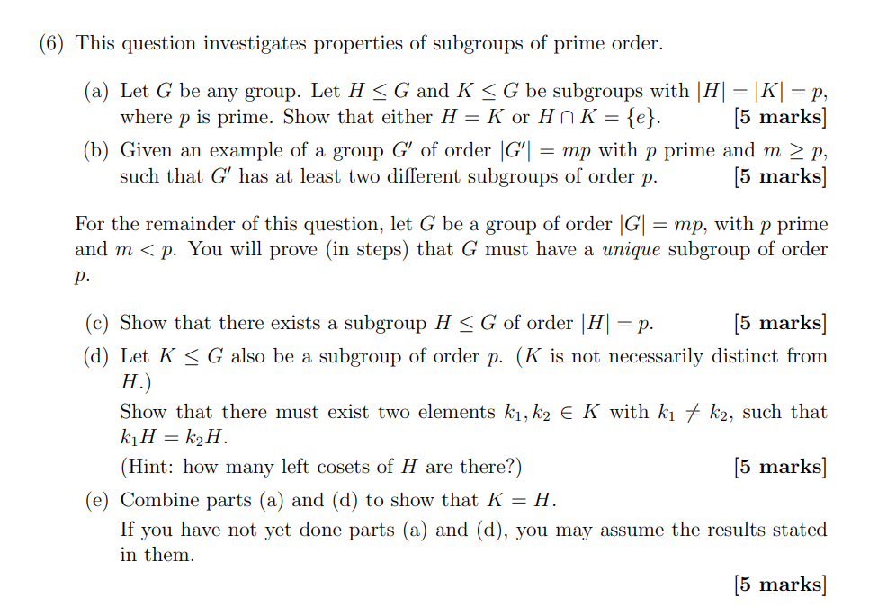 Solved This Question Investigates Properties Of Subgroups Of 4928